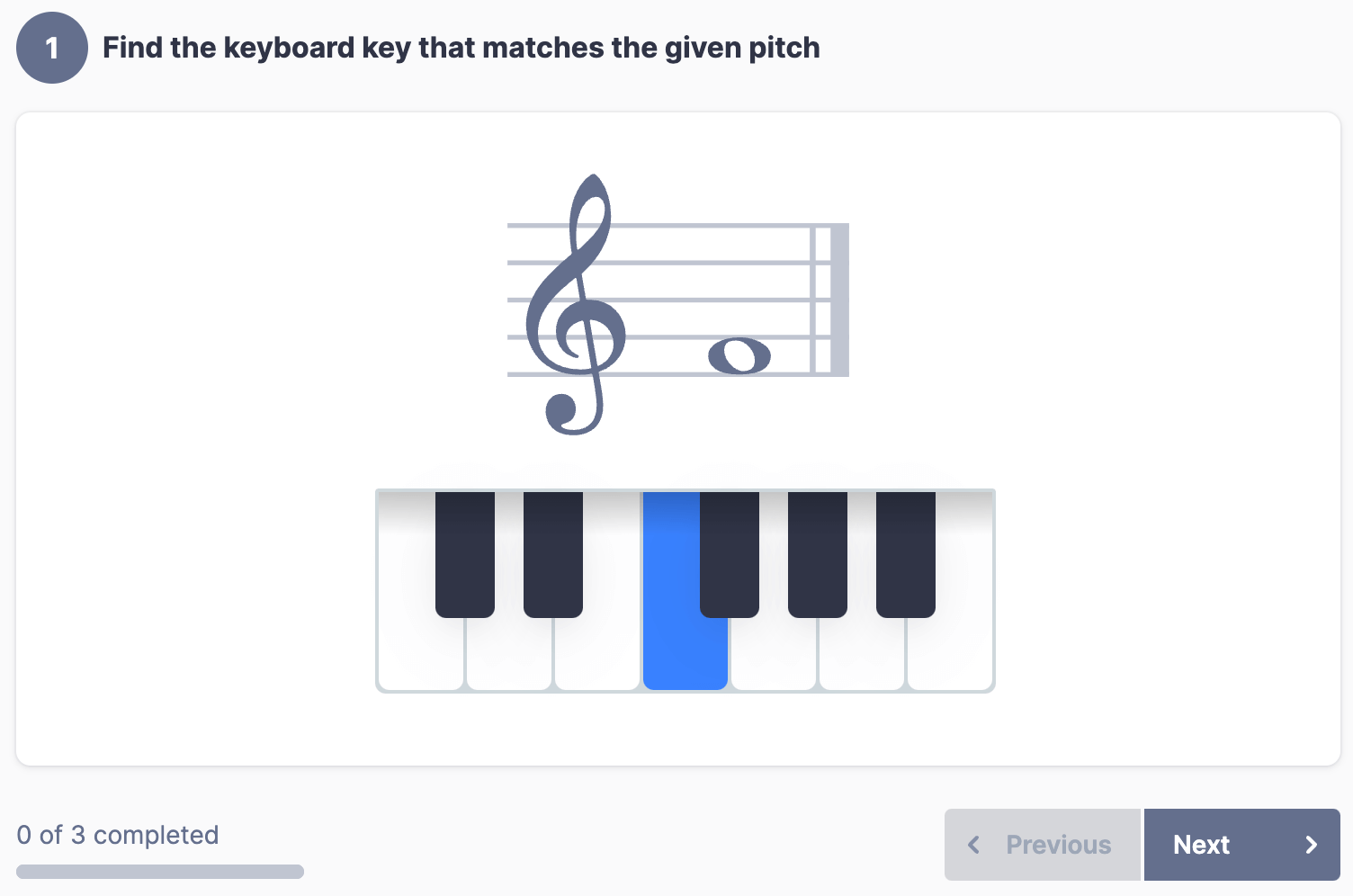 Keyboard Pitch Construction exercises for the Worksheet assignments