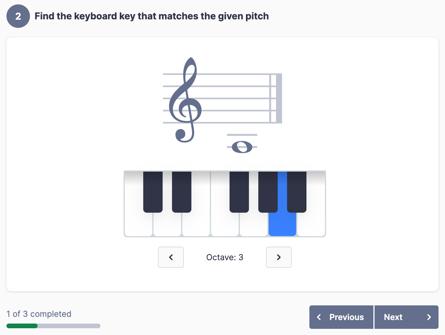 Keyboard Pitch Construction exercises for the Worksheet assignments
