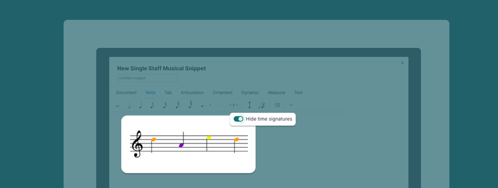 How to Create Scores Without Time Signatures Using Music Snippet + Flat ...