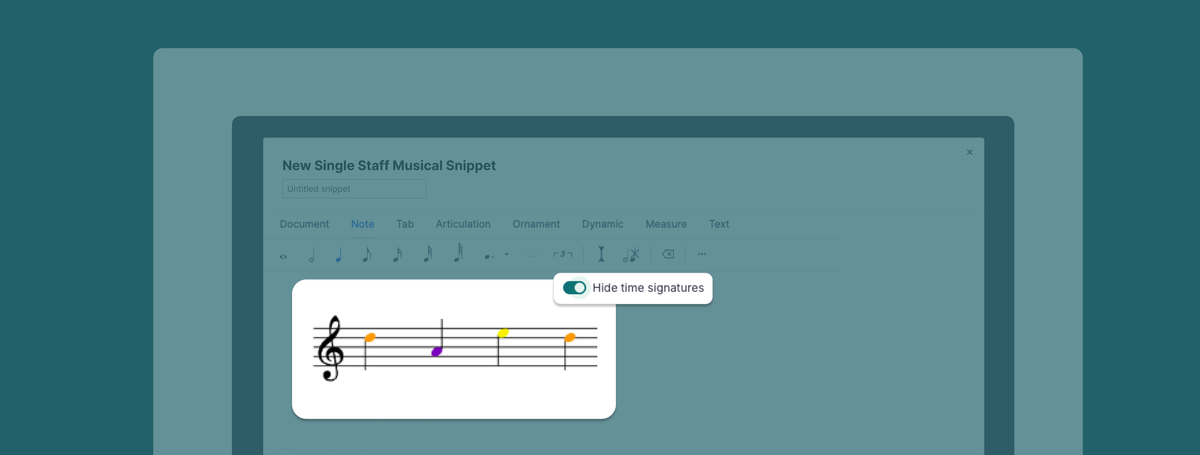 How to Create Scores Without Time Signatures Using Music Snippet + Flat ...