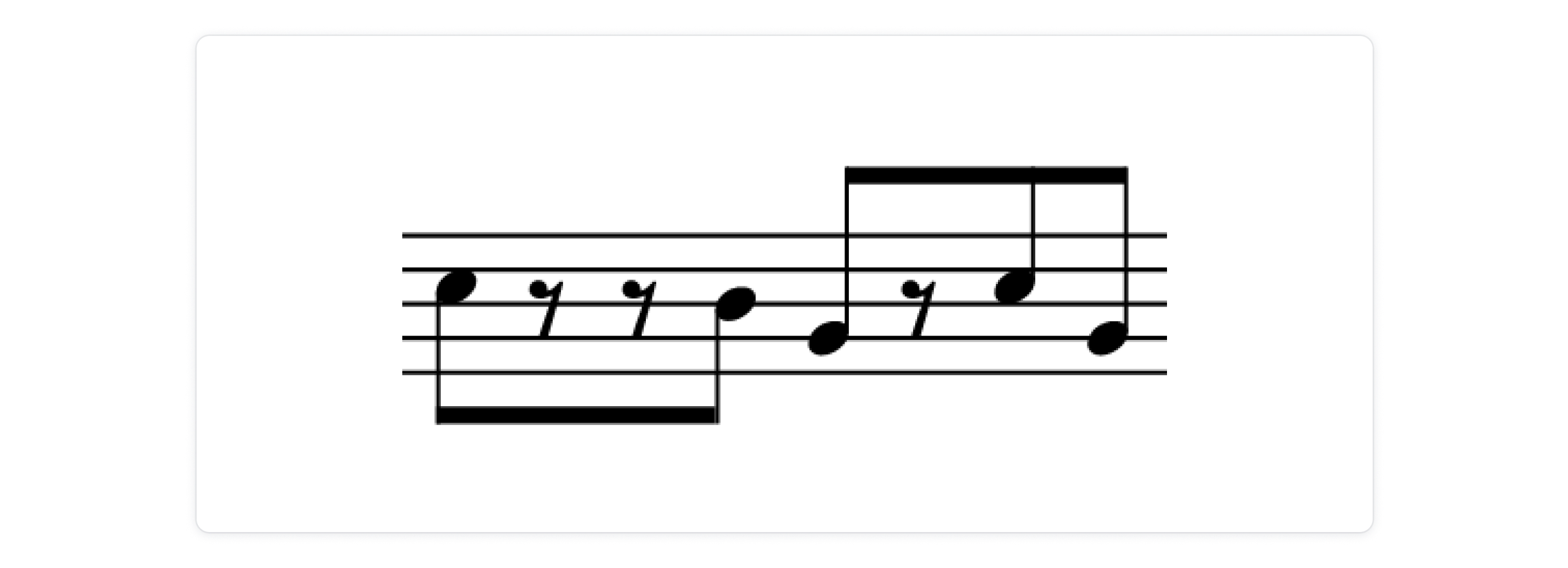 What is beaming in music?