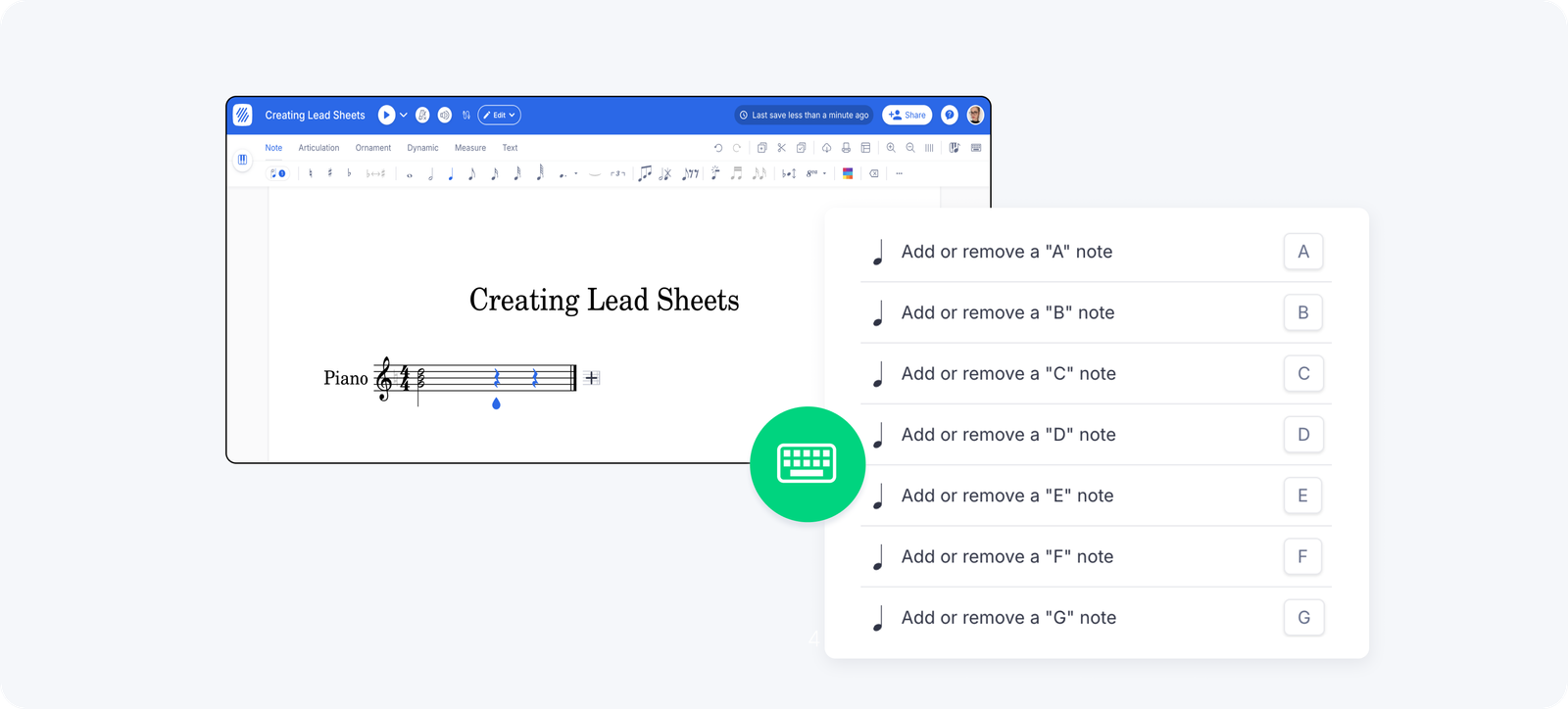 Creating Lead Sheets for Bands and Ensembles with Flat
