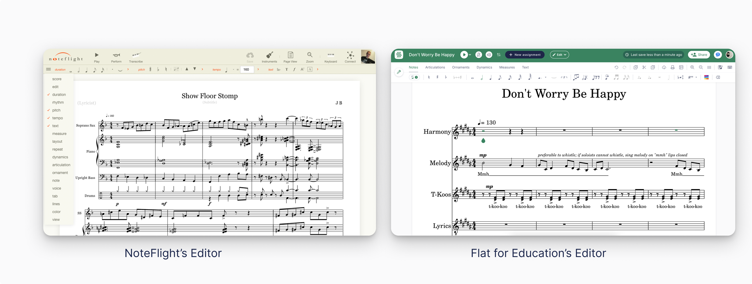 Flat for Education vs. Noteflight: Which Music Notation Platform is ...