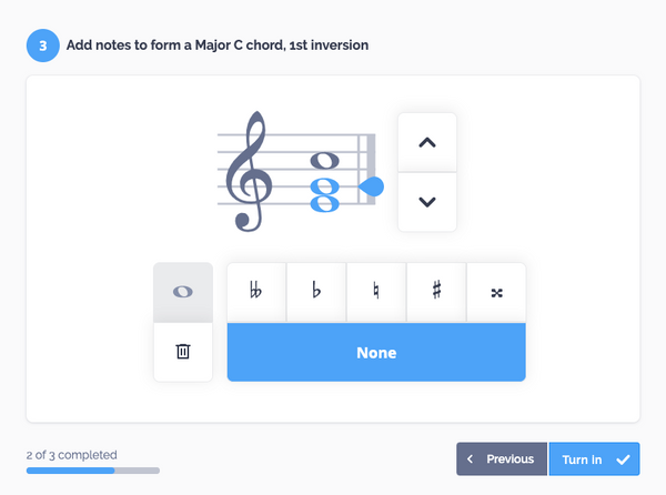 Chord construction for Worksheets