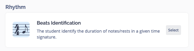 Beats identification exercises are here!