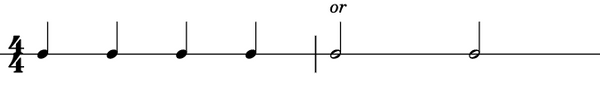 Regular & Irregular Time Signatures