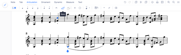 The Role of Slurs in Music Notation
