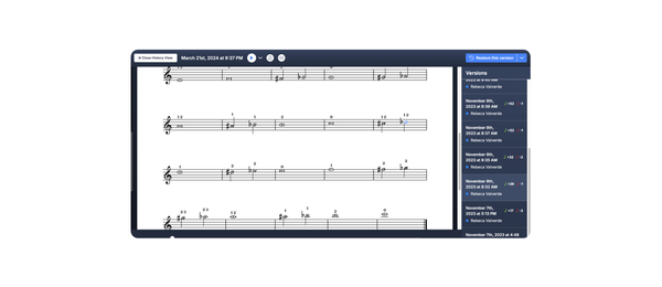 From Paper to Music Notation Online